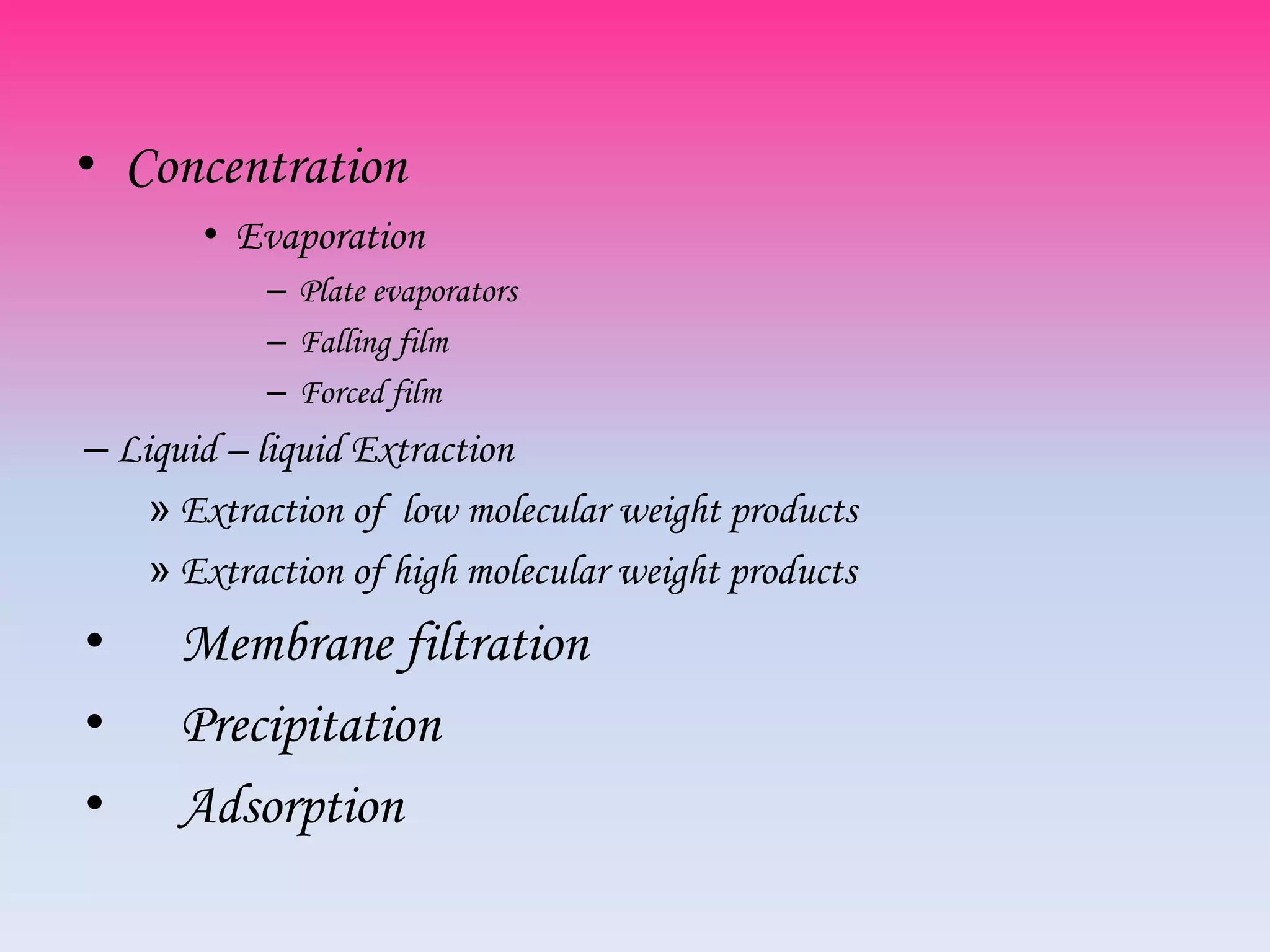 Downstream processing | PPT