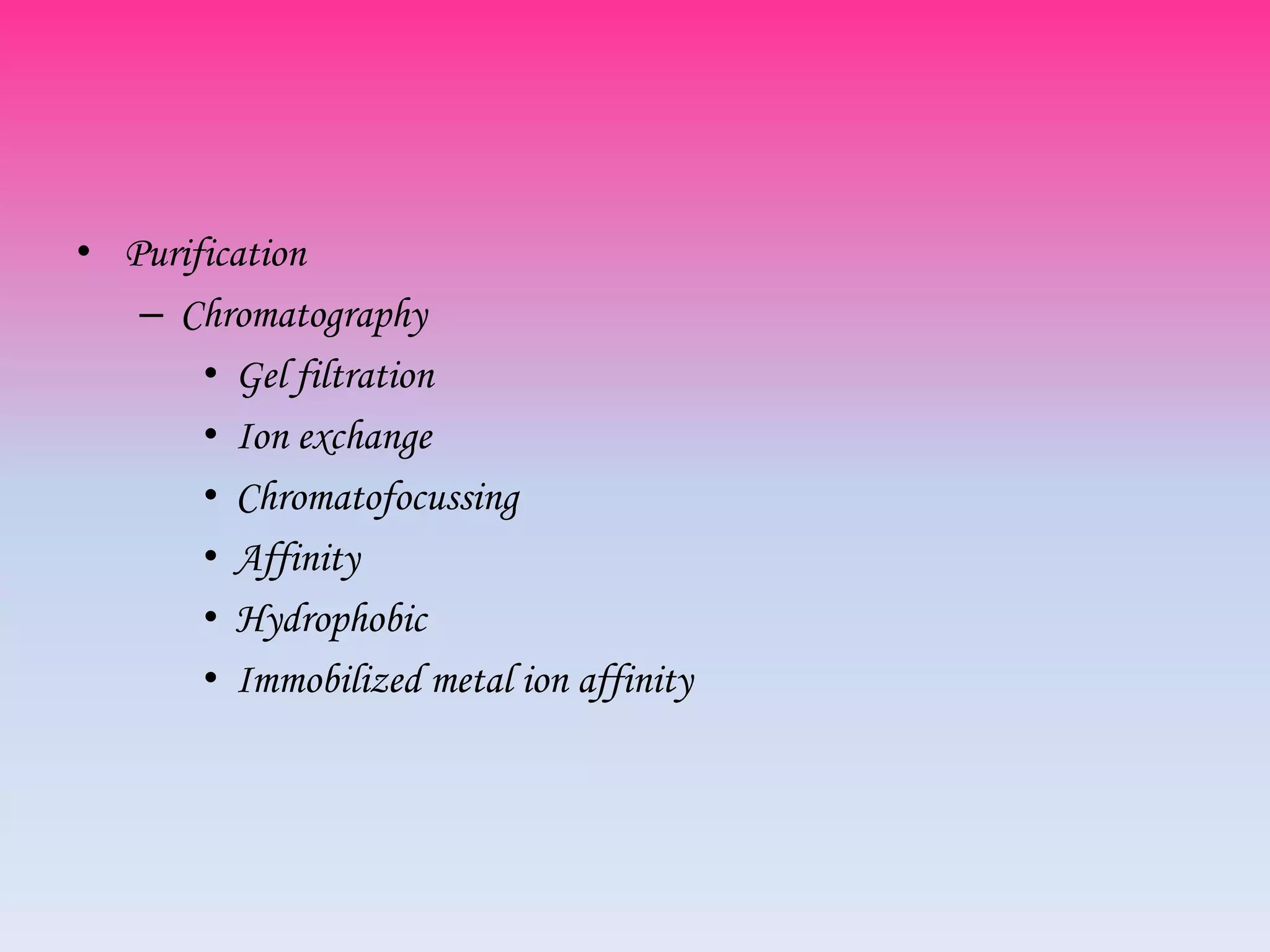 Downstream processing | PPT