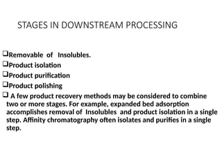 Down stream processing.pptx uuuuuijjjjjjjj | PPT