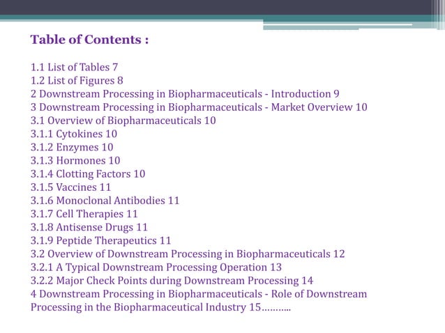 Downstream processing in biopharmaceuticals adoption | PPT