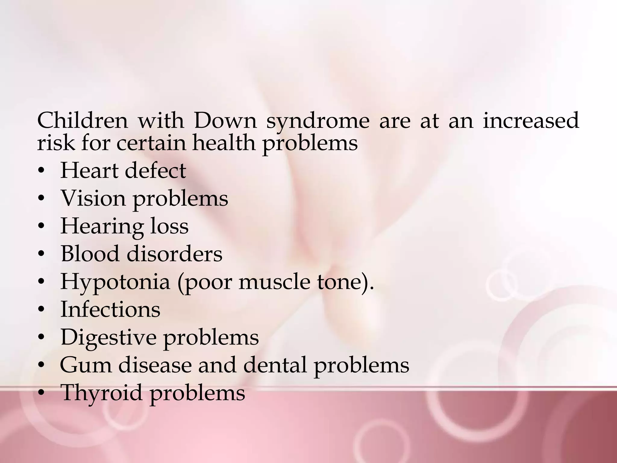 Down syndrome awareness | PPTX