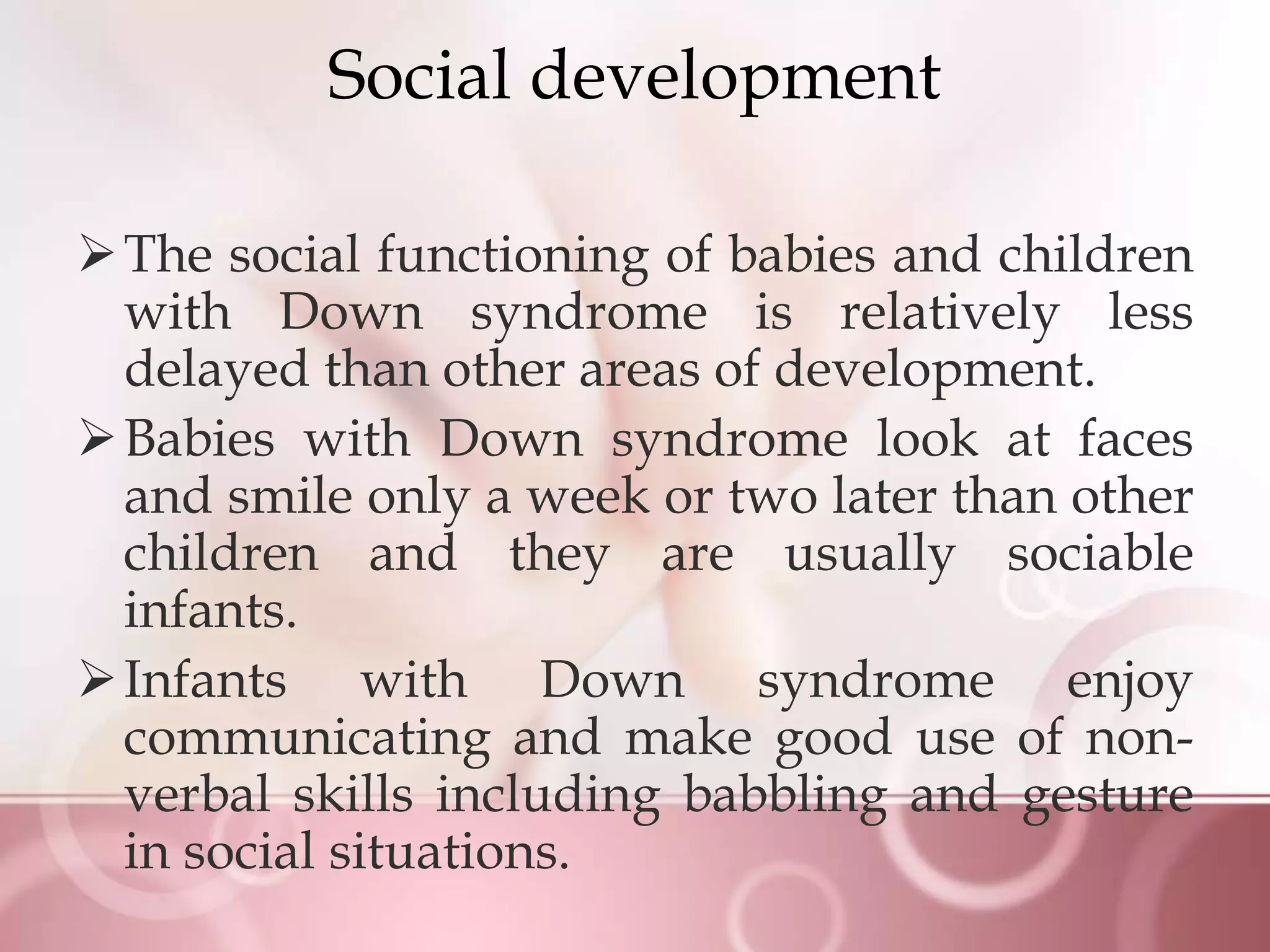 Down syndrome awareness | PPTX
