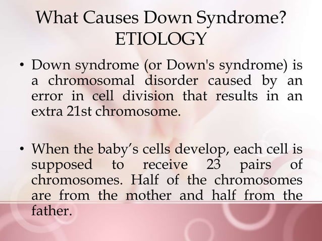 Down syndrome awareness | PPTX