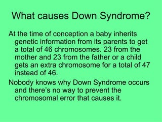 Down syndrome | PPT