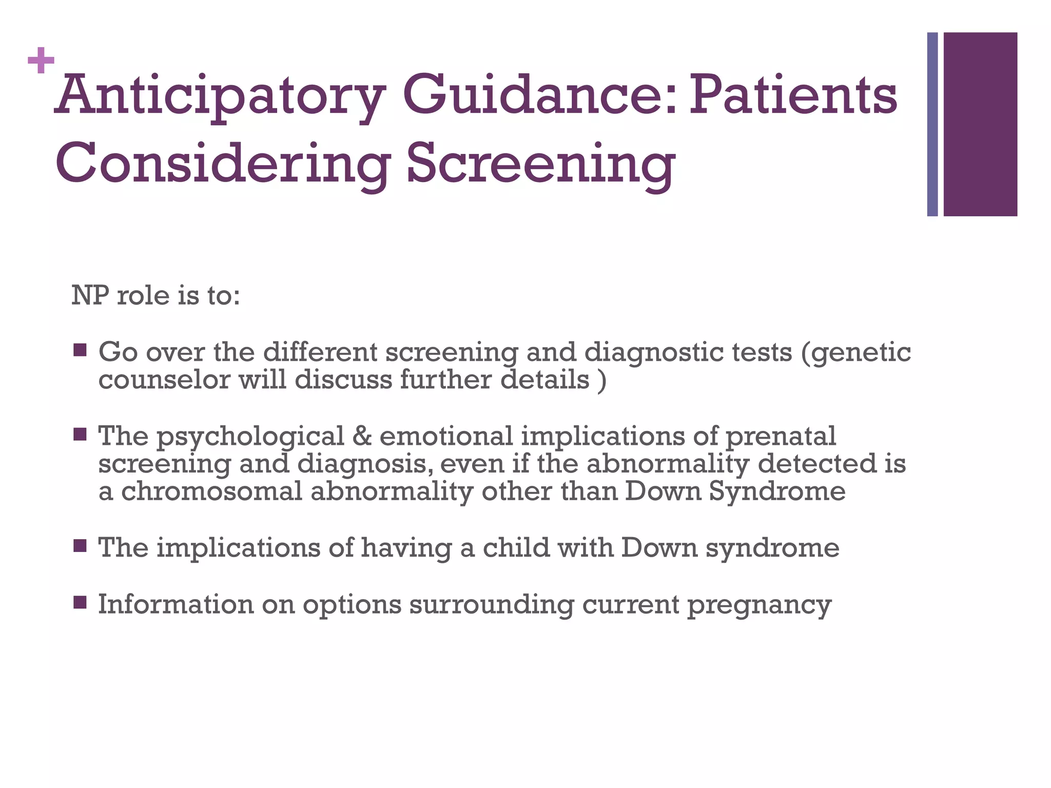 Care of Pediatric Down Syndrome | PPT