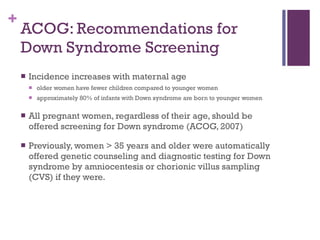Care of Pediatric Down Syndrome | PPT