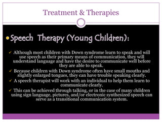 Down syndrome Characteristics, Diagnosis, Prognosis, Treatment | PPTX