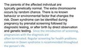 Down syndrome | PPT