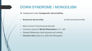 Down syndrome | PPT