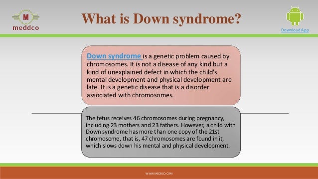 Down Syndrome Symptoms,Prevention & Treatment Packeges | Meddco