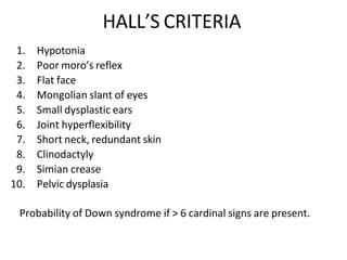 Down Syndrome- A clinical Approach and Overview | PPTX