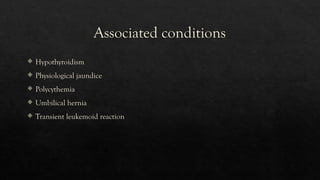 Down syndrome. pdf diagnosis and screening by DR. Khansa | PPTX