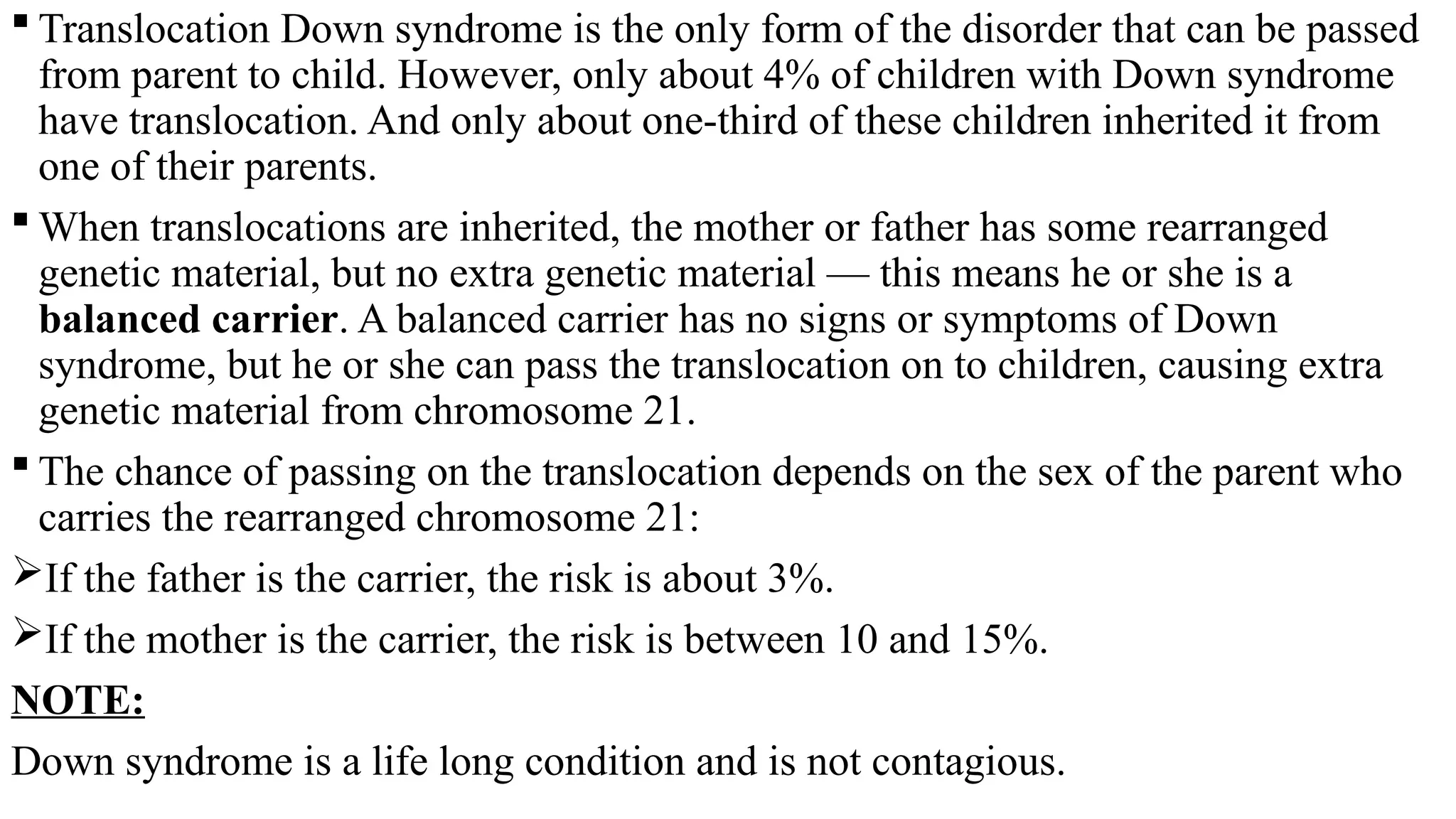 MANAGEMENT OF A CHILD WITH DOWNS SYNDROME | PPTX
