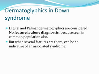 Down syndrome dysmorphology | PPT