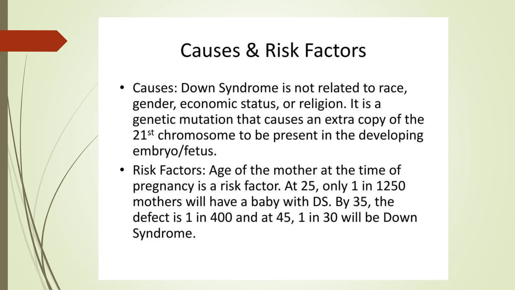 DOWN SYNDROME: introduction, definition, types,etiology ...