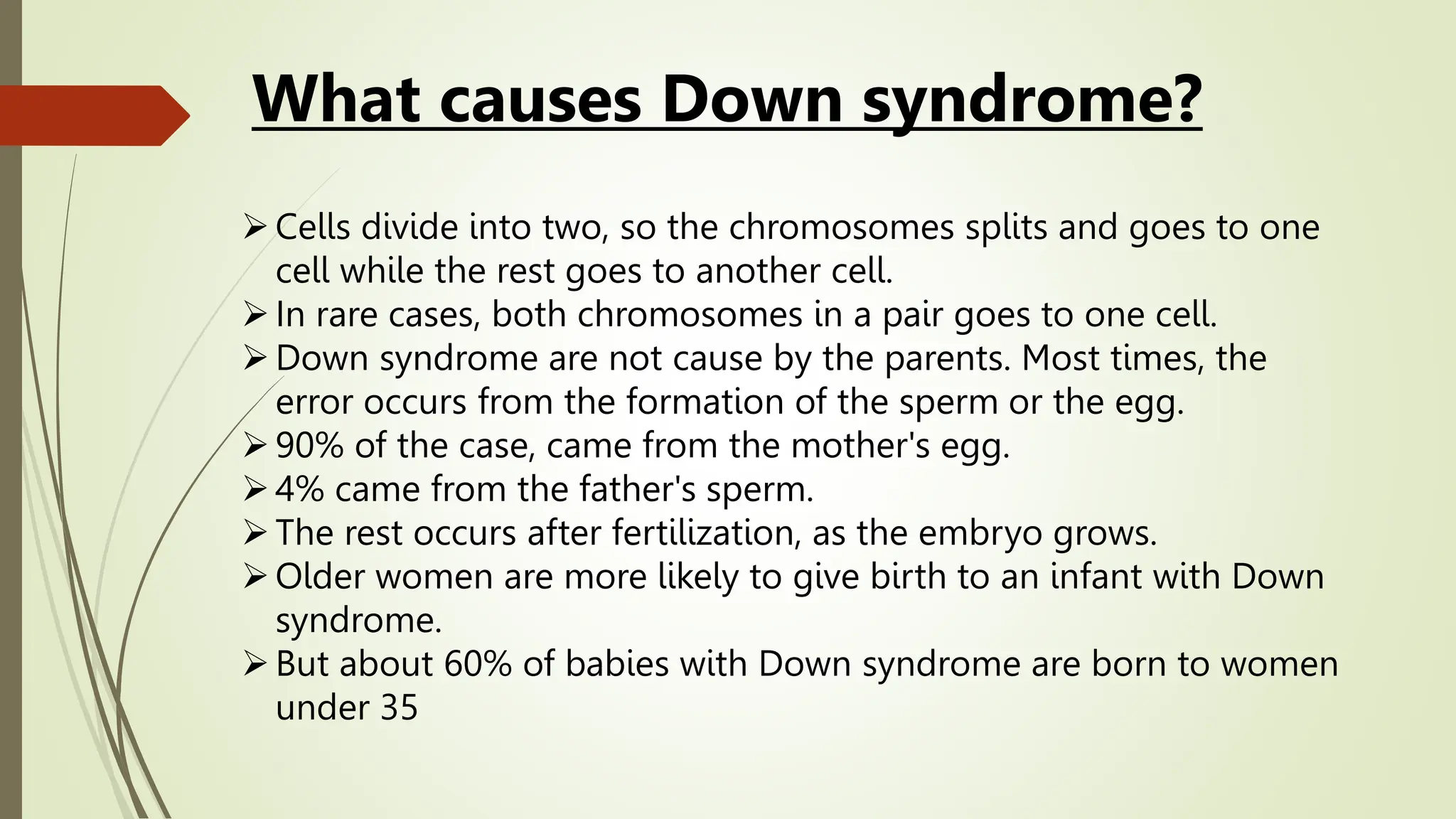 DOWN SYNDROME: introduction, definition, types,etiology ...