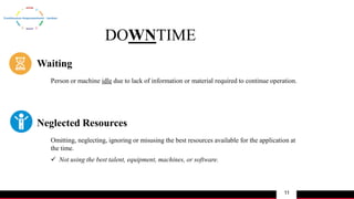 DOWNTIME: The Eight Types of Waste | PDF