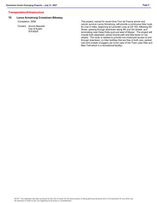 Downtown Austin Development 2007 | PPT