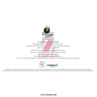 Prestige Downtown Brochure - Zricks.com