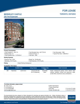 Downtown east toronto map and survey | PDF