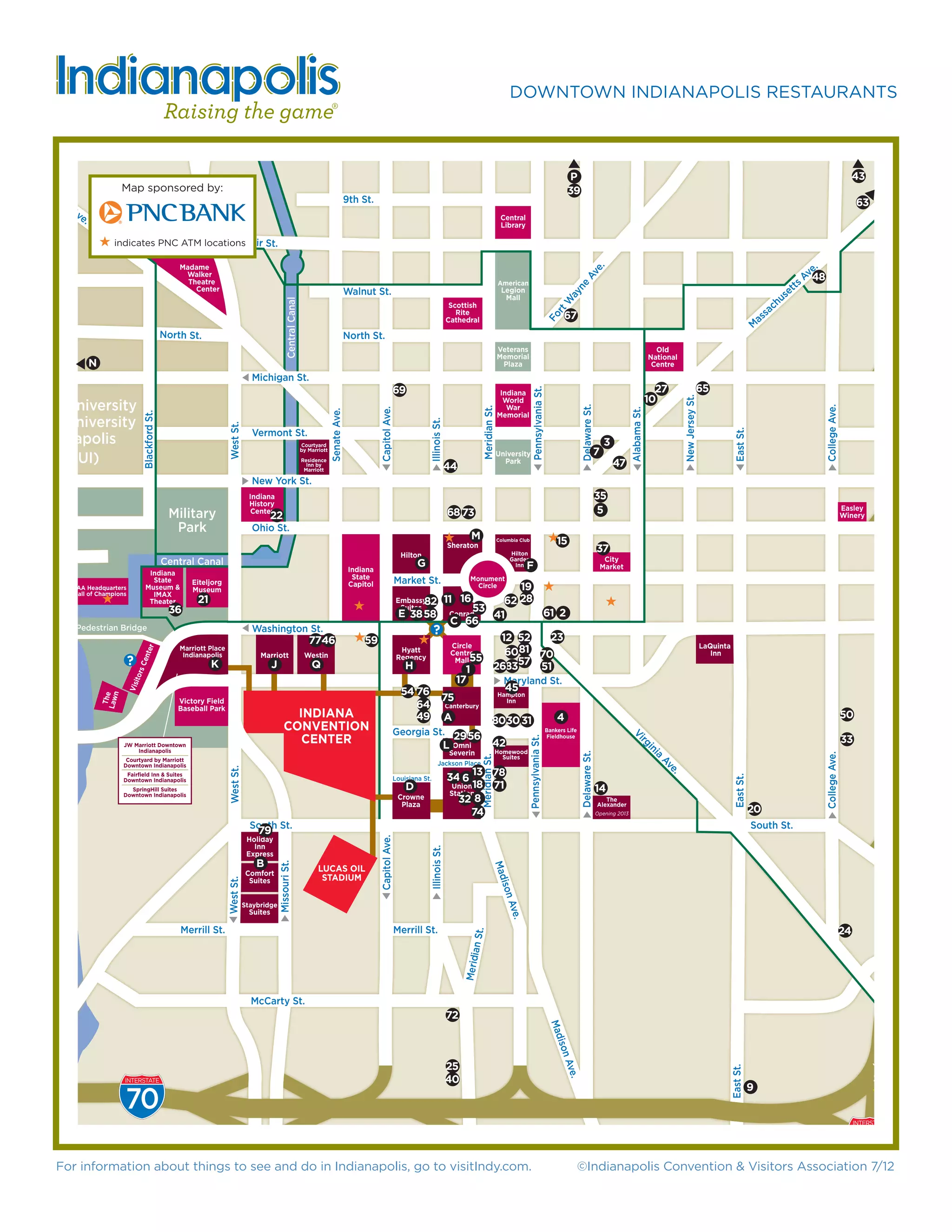 Downtown Restaurant Map | PDF
