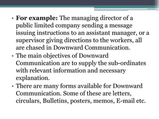 Downward communication | PPTX