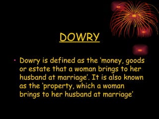 Dowry | PPT