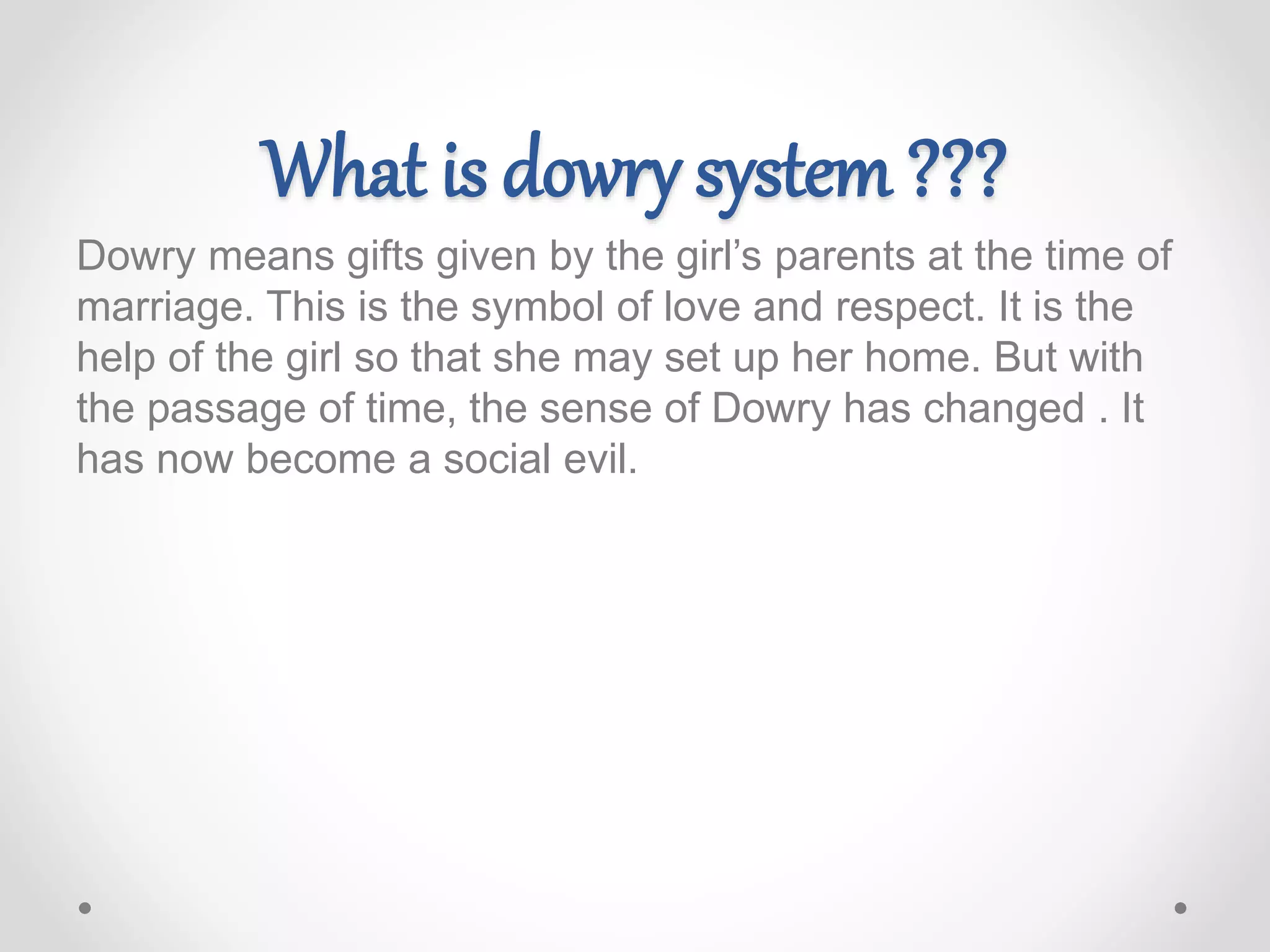 Dowry | PPT