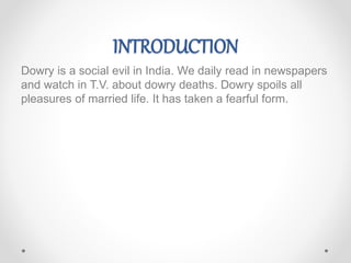 Dowry | PPTX