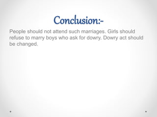 Dowry | PPTX