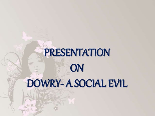 Dowry | PPT