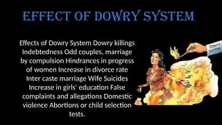 dowry system presentation dowry system social system dowry sytem.pptx