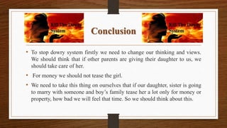 Dowry as a social problem | PPTX