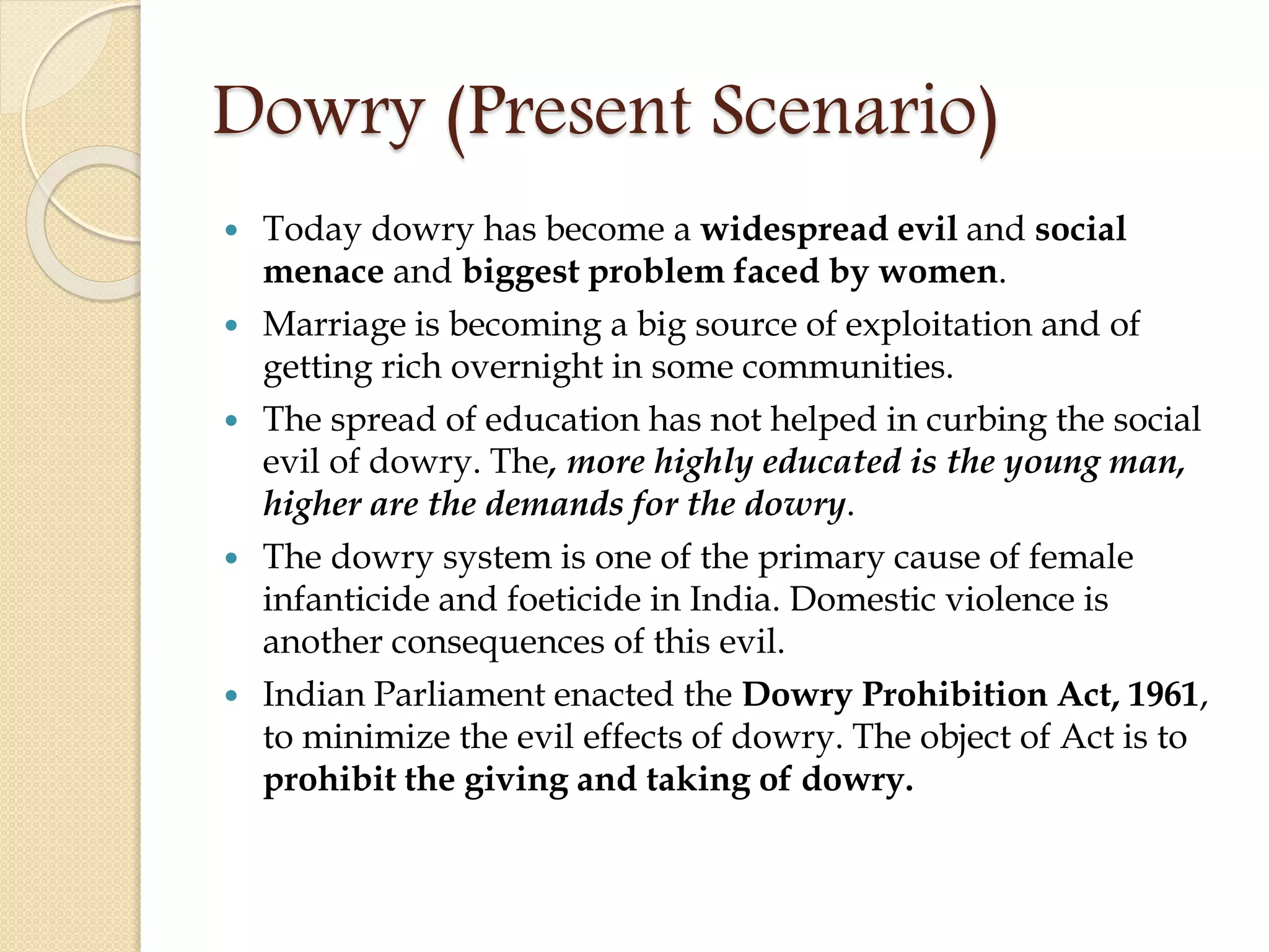 Dowry death | PPTX