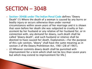 DOWRY DEATH | PPTX