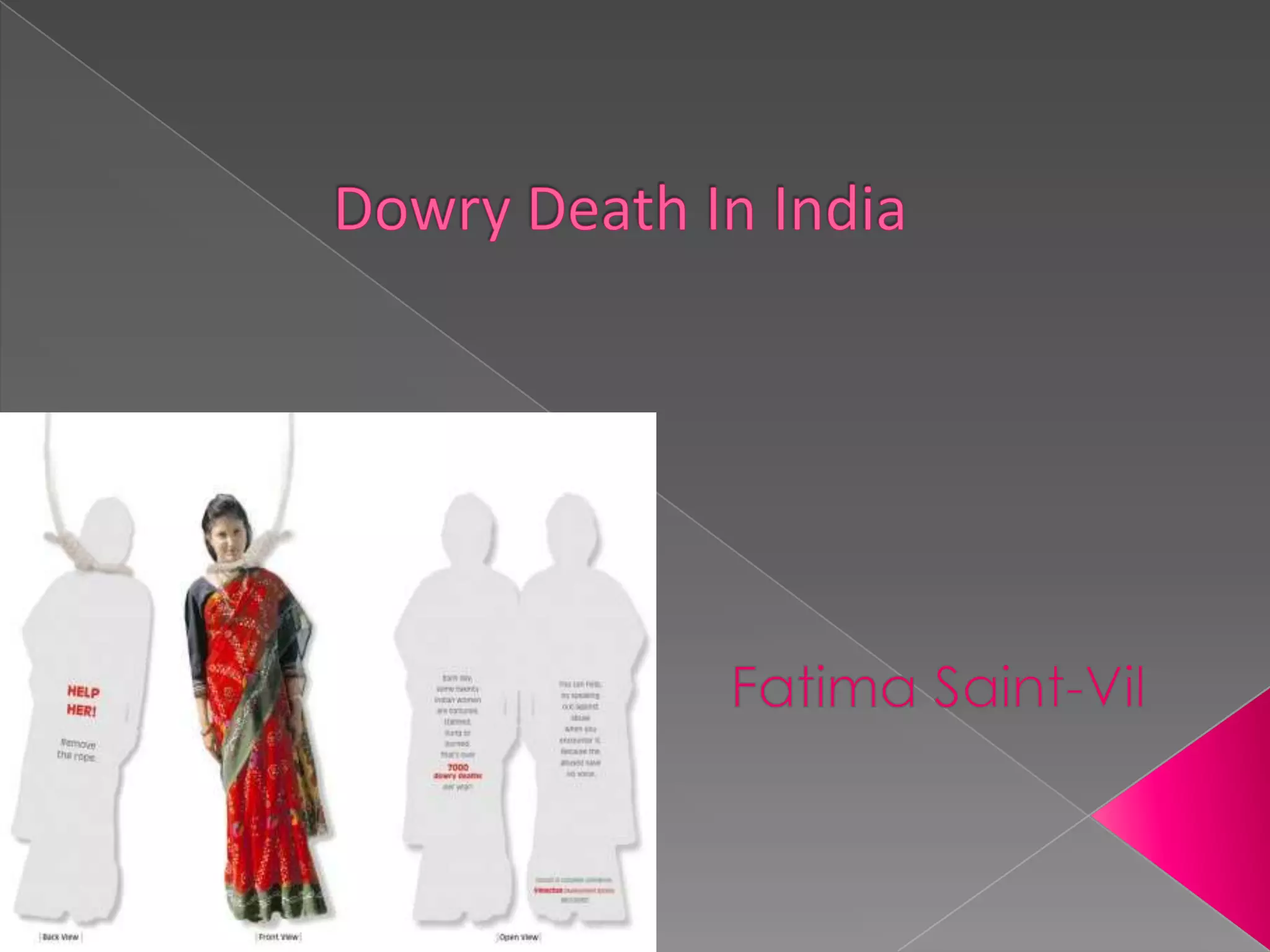 Dowry Death In India Finalpptx | PPTX