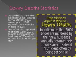 Dowry Death In India Finalpptx | PPTX