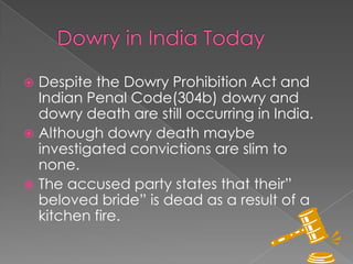 Dowry Death In India Finalpptx | PPTX