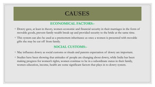 Dowry deaths in detail about the knowledge | PPTX