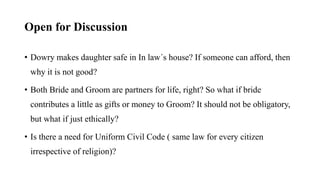 Dowry | PPTX