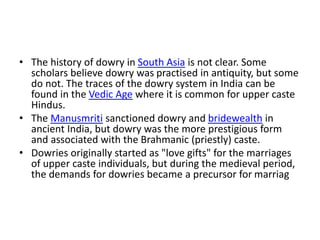 Dowry in India.pptx | Hinduism | Religion & Spirituality