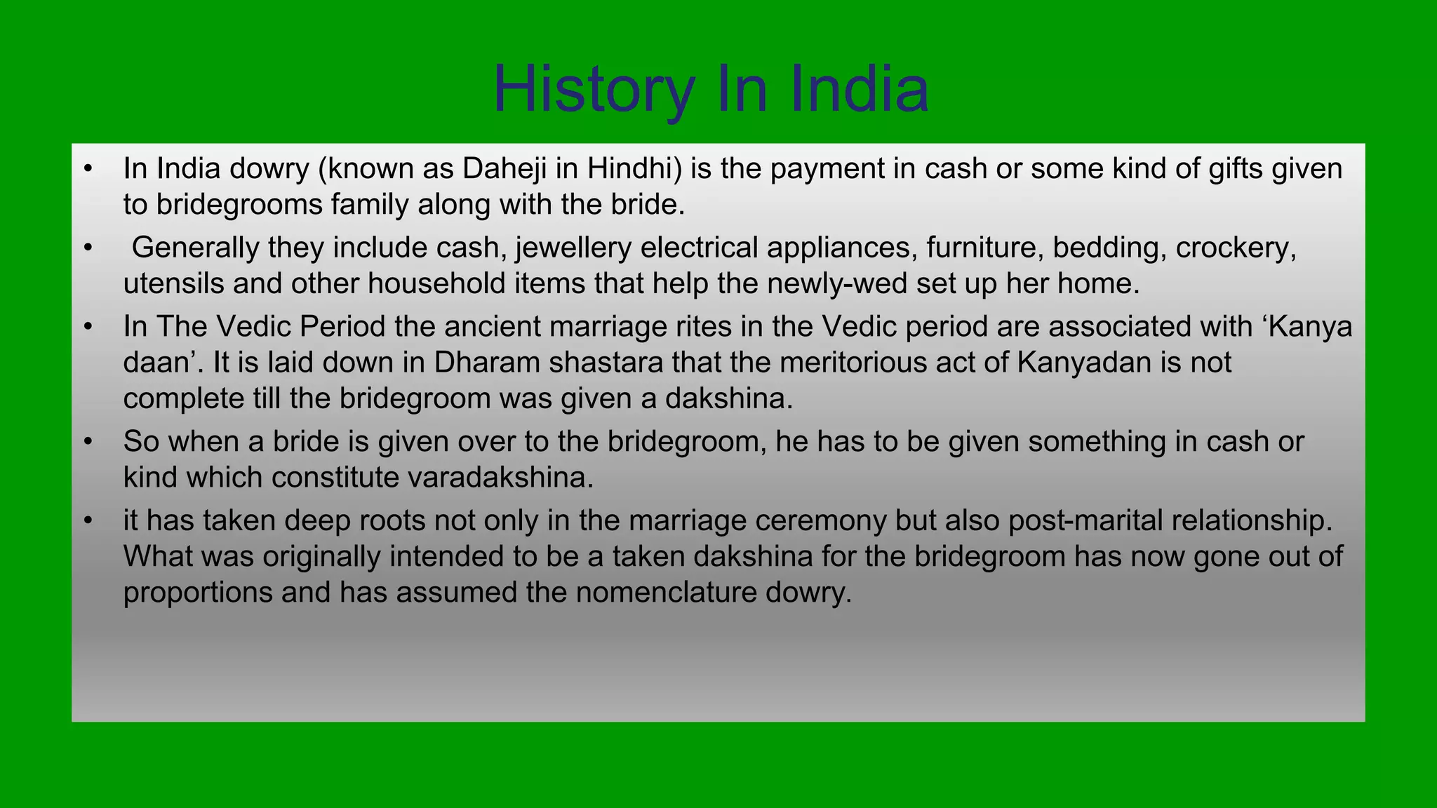 Dowry prohibition Act | PDF