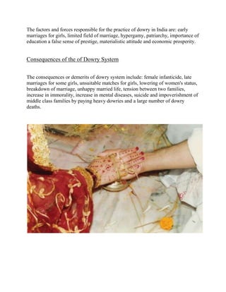 Dowry system | DOCX
