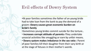 Dowry system | PPTX