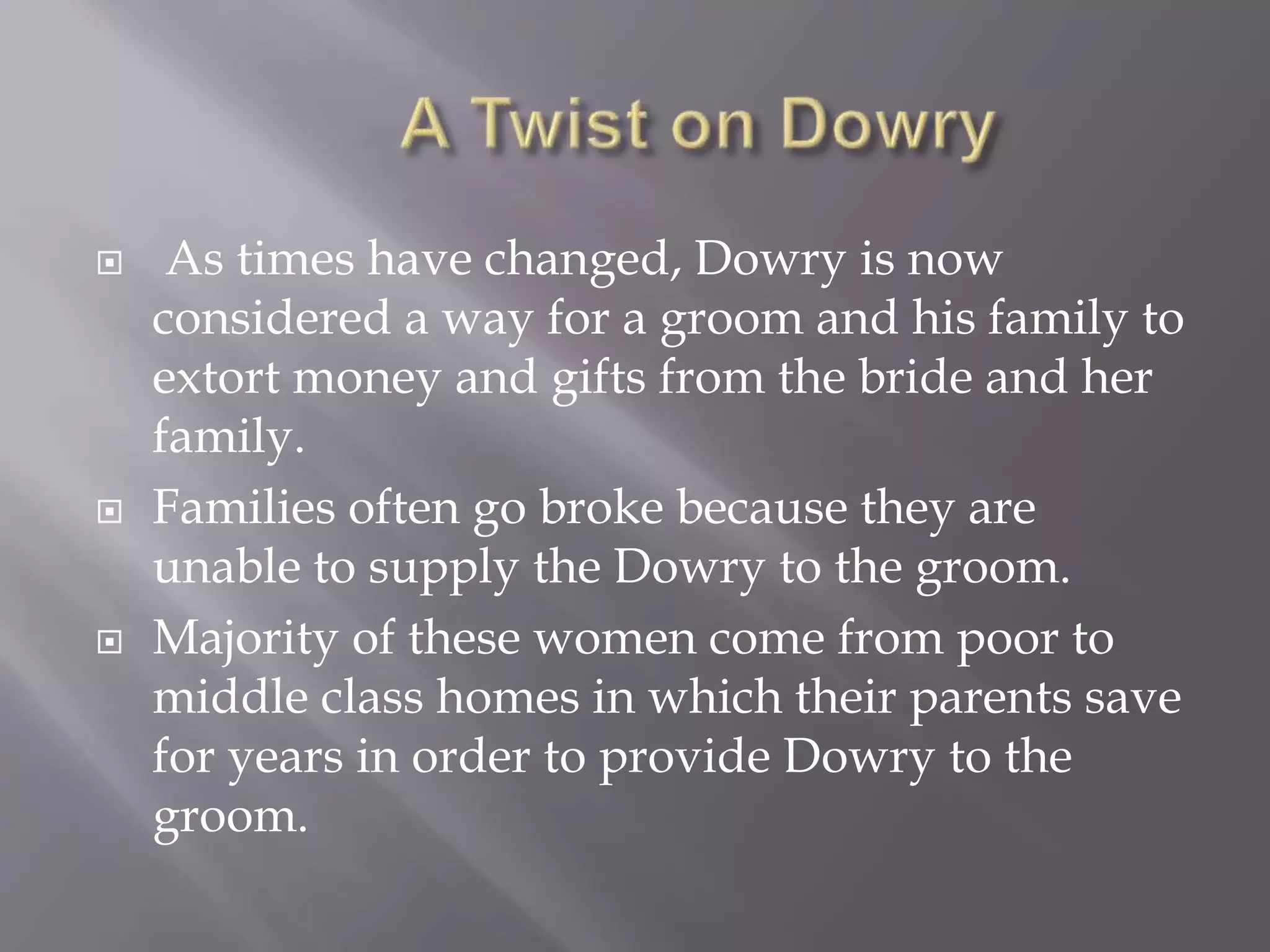 Dowry System | PPT