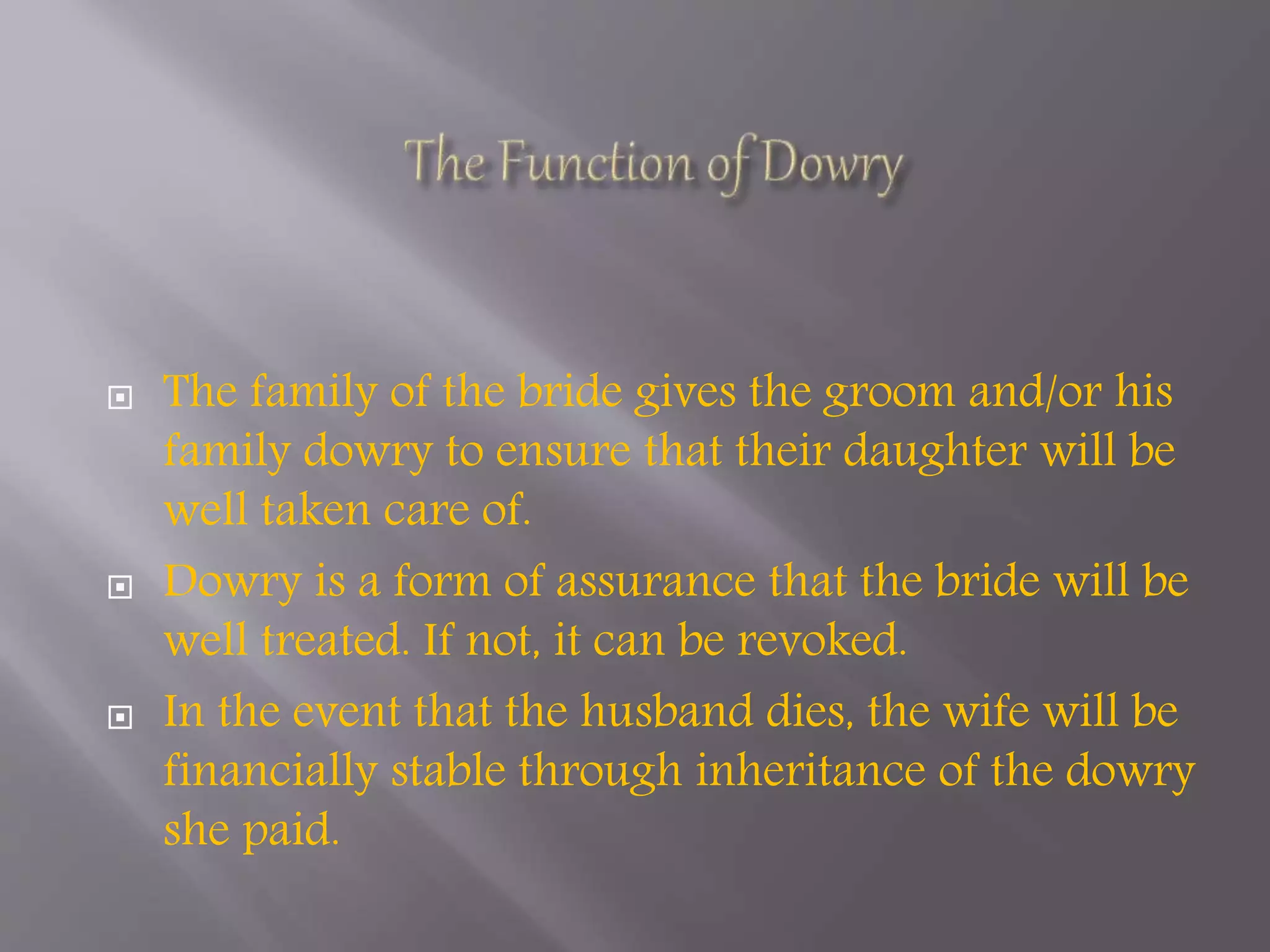 Dowry System | PPTX