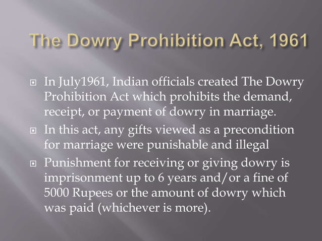 Dowry System | PPTX