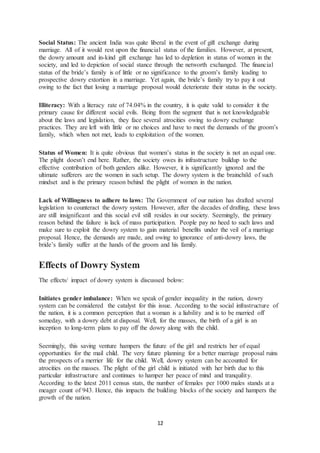 Dowry system | DOCX