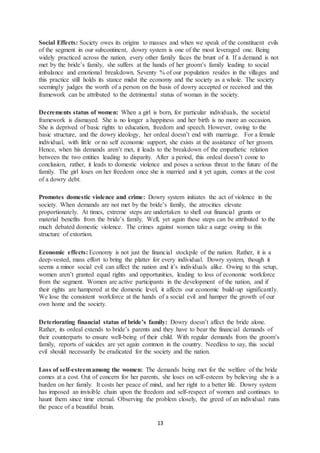 Dowry system | DOCX