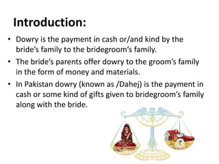 Dowry system 2 | PPTX